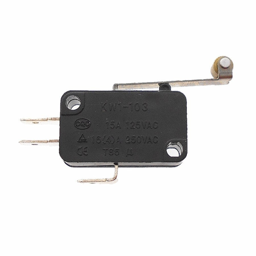 Jual Micro Limit Switch sensor pembatas SPDT 16A 250V AC Plat Panjang ...