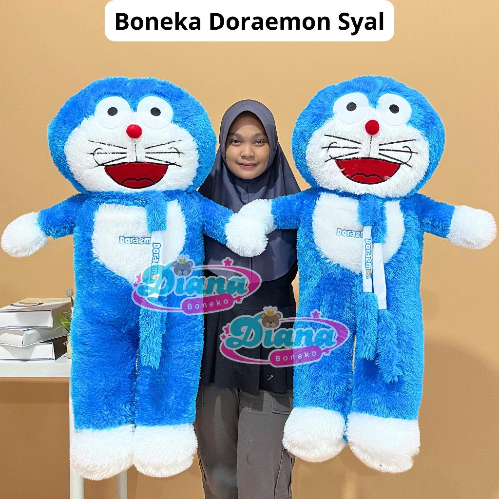 Jual Boneka jumbo SNI doraemon syal 1 meter murah gede gratis ongkir ...