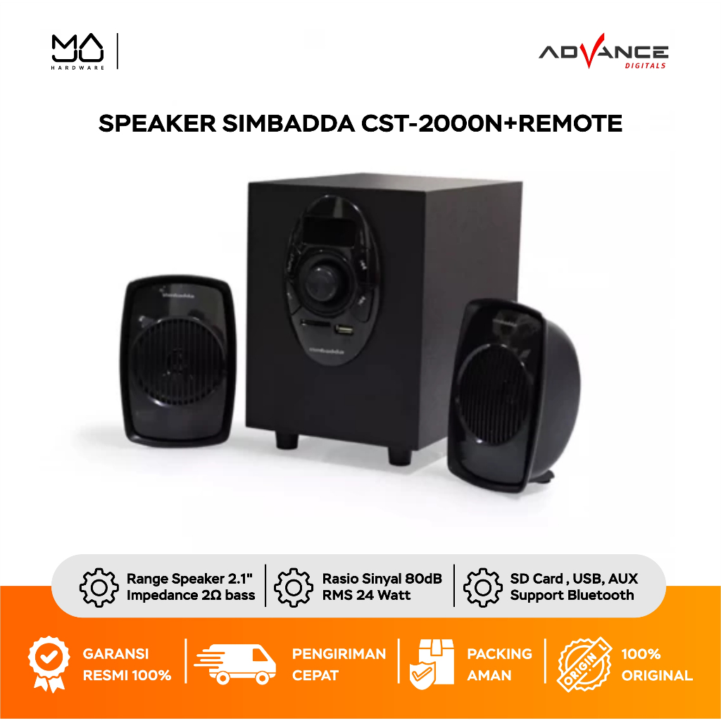 Jual Simbadda Speaker Music Player CST 2000 N+ - CST2000N+Rermote ...