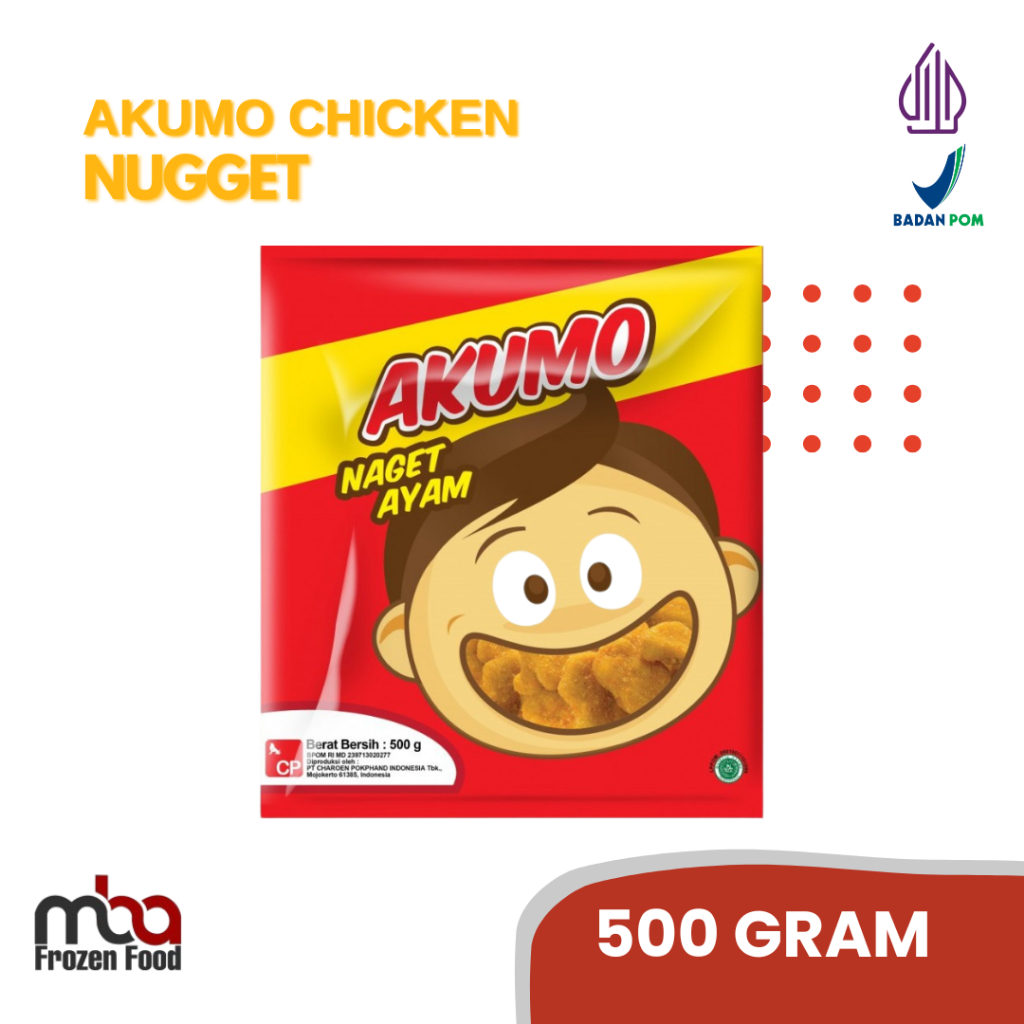 Jual Akumo Chicken Nugget 500 gr /Nugget /AyamTepung /Frozenfood ...