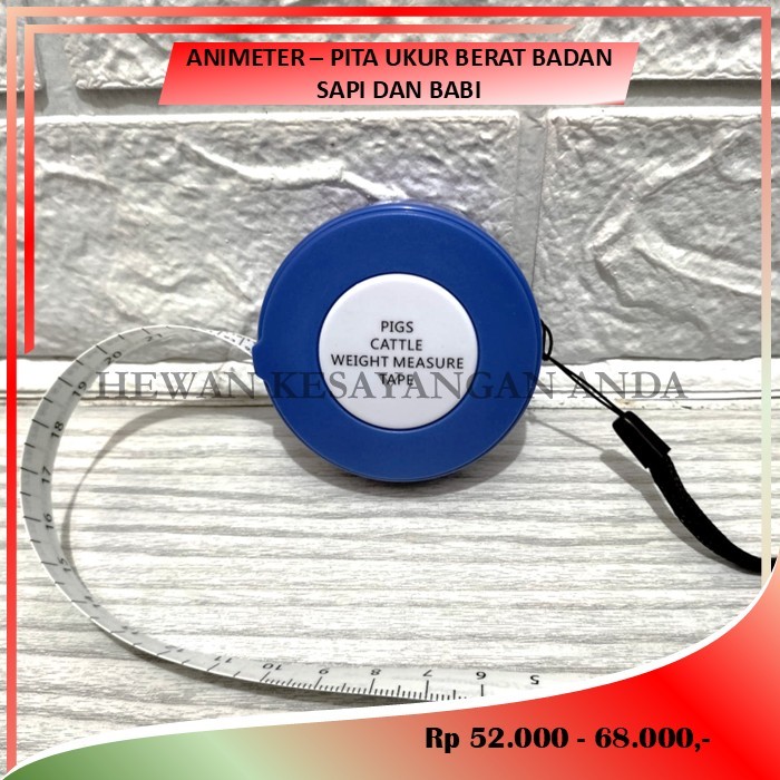 Jual Animeter Pita Ukur Berat Badan Ternak Alat Ukur Lingkar Dada Sapi ...