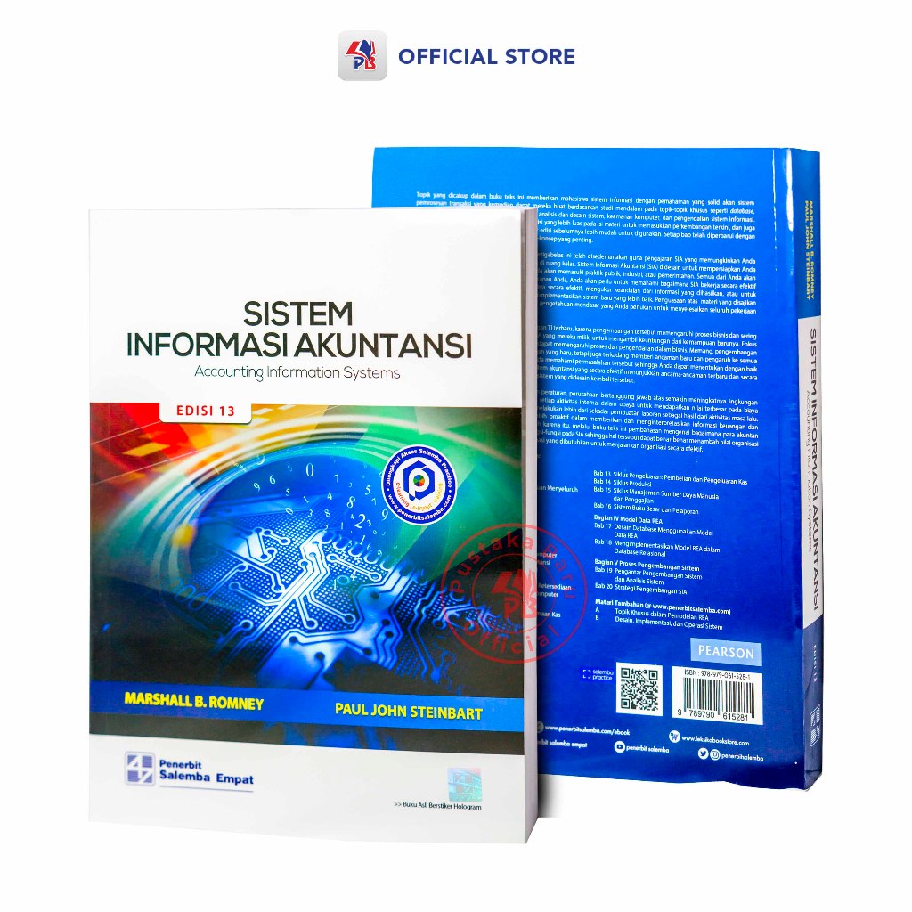 Jual Buku Sistem Informasi Akuntansi ( Accounting Information System ) Edisi. 13 / Salemba Empat ...