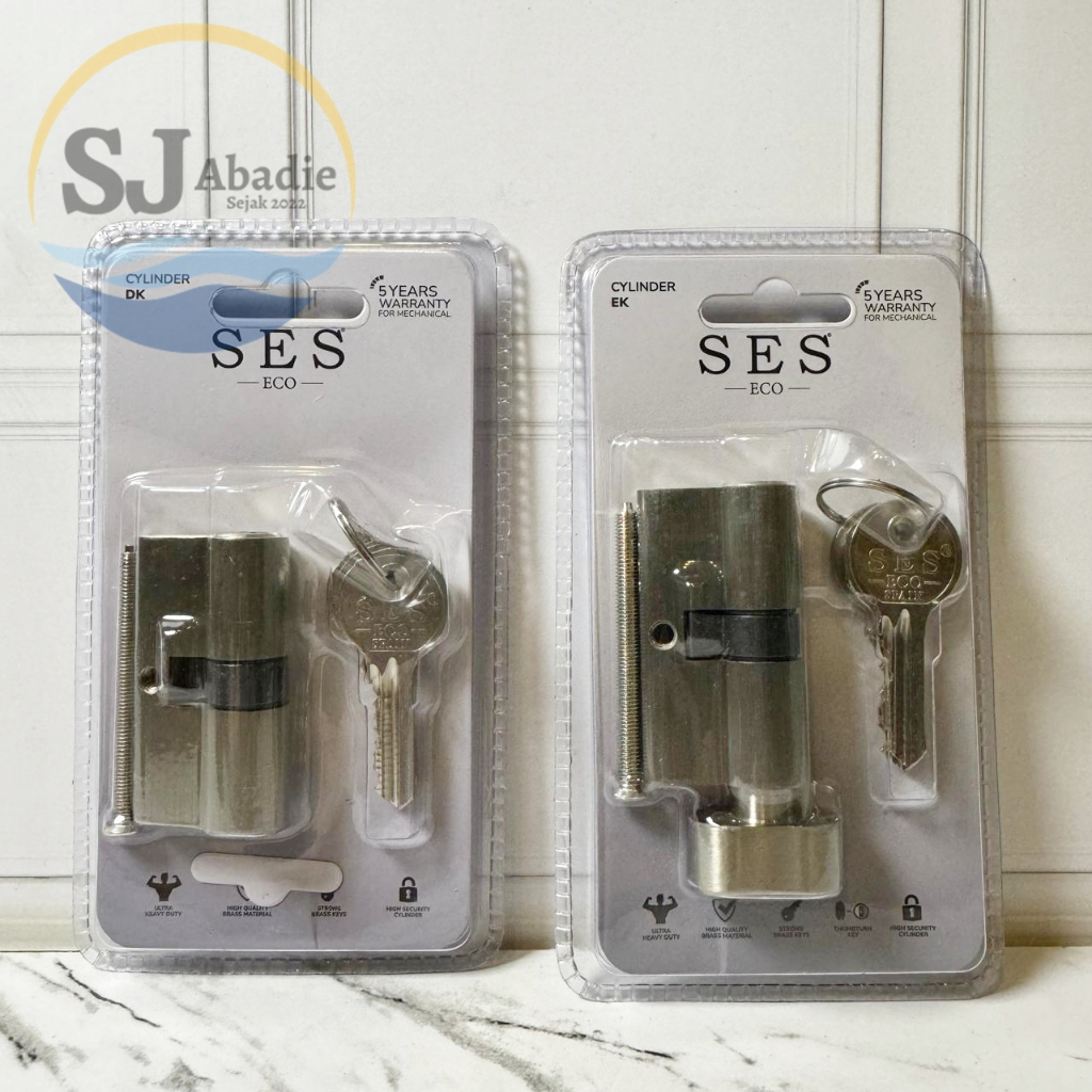 Jual (1 PC) SES Silinder Cylinder Cilinder Kunci Kuningan SN Putih 32 x ...
