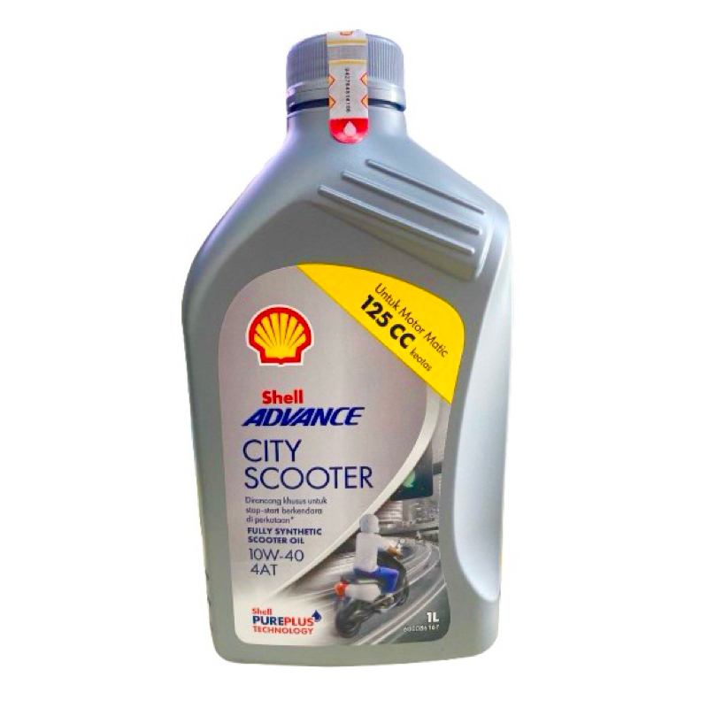 Jual OLI MESIN SHELL ADVANCE CITY SCOOTER 10W-40 FULL SYNTHETIC 1L ...