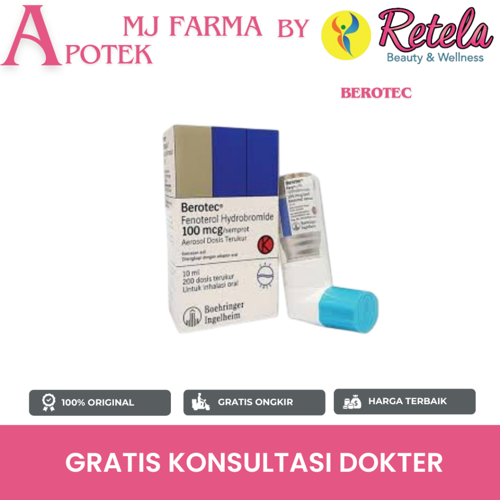 Jual BEROTEC MDI 100 MCG INHALER | Shopee Indonesia
