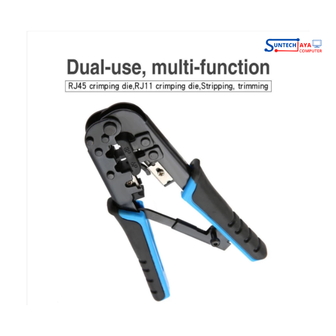 Jual Tang Crimping Krimping Kabel LAN Telepon RJ45 RJ11 RJ12 Potong ...
