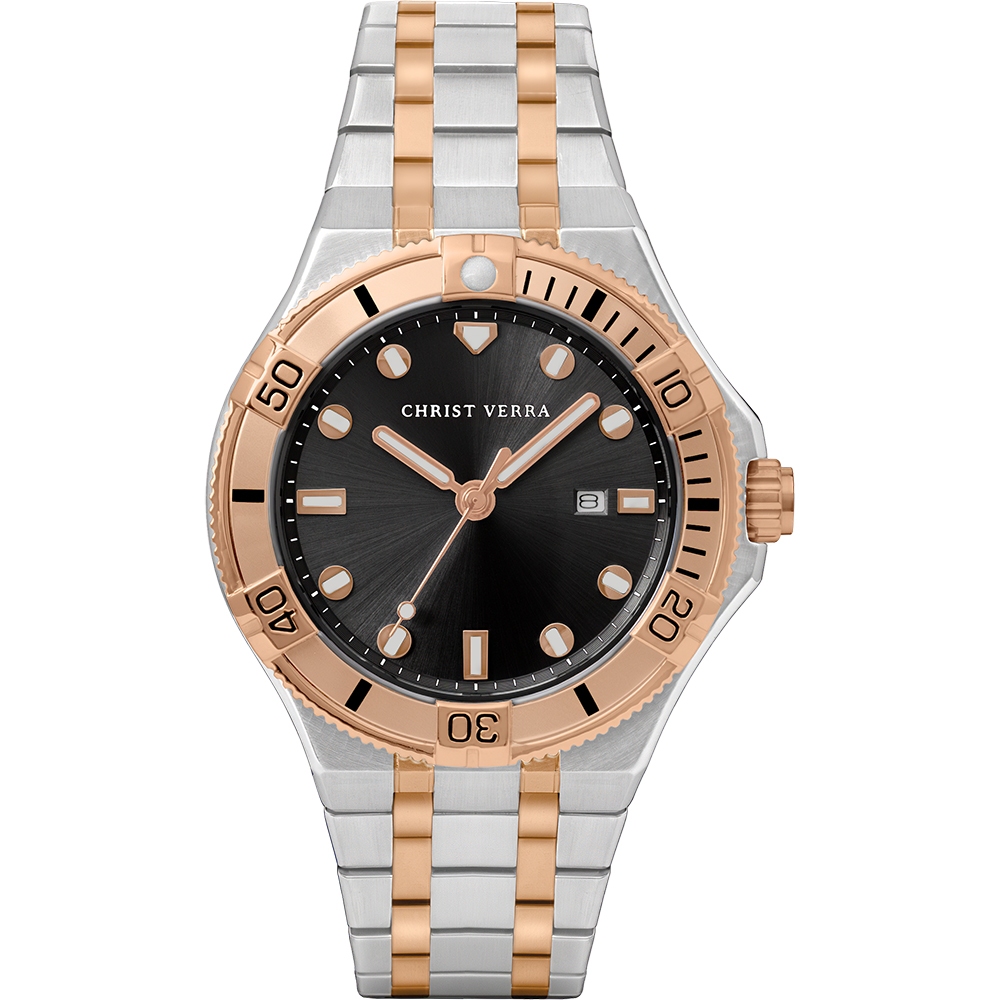 Jual Christ Verra Casual Men's Watches CV 922709G-14 BLK | Shopee Indonesia