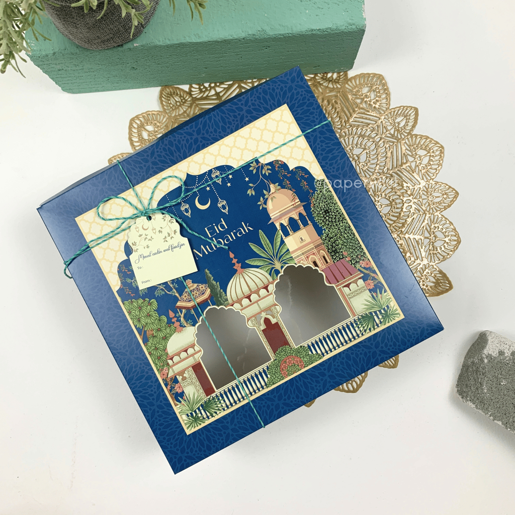 Jual Box Dus Kotak Kue Cookies Toples - Lebaran/ Idul Fitri 25 x 25 x 7 ...