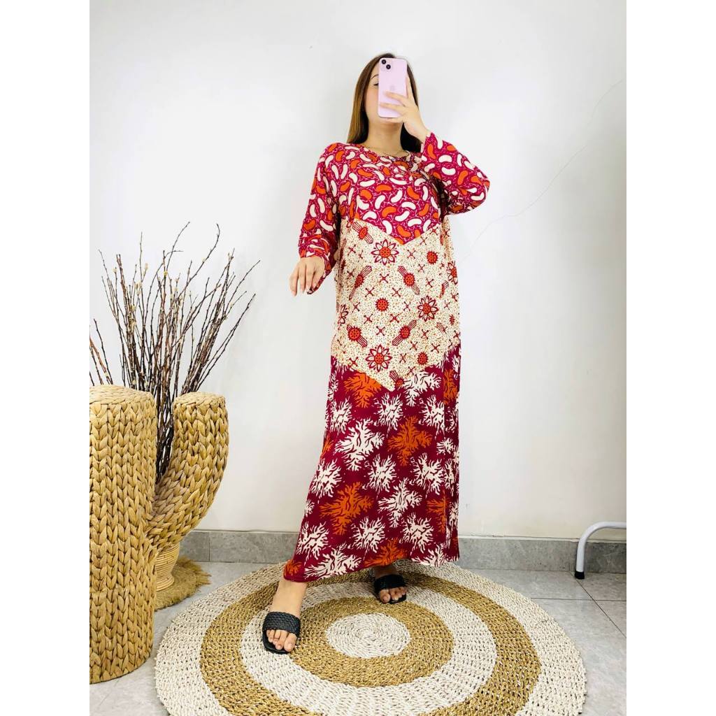 Jual Batik Benang Raja Longdress Base | Shopee Indonesia