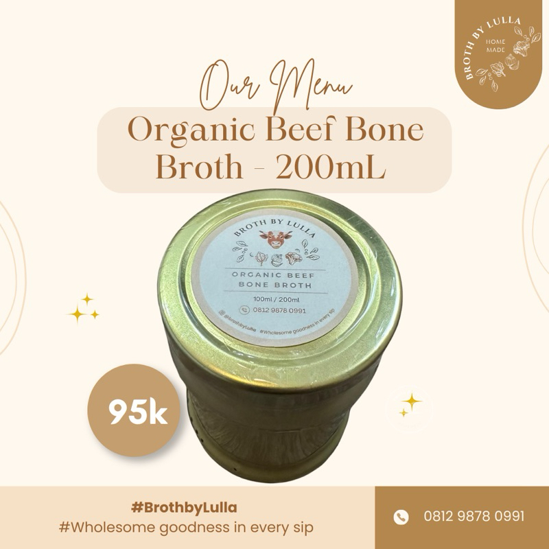 Jual GRASS FED BEEF BONE BROTH by LULLA 200mL | Shopee Indonesia