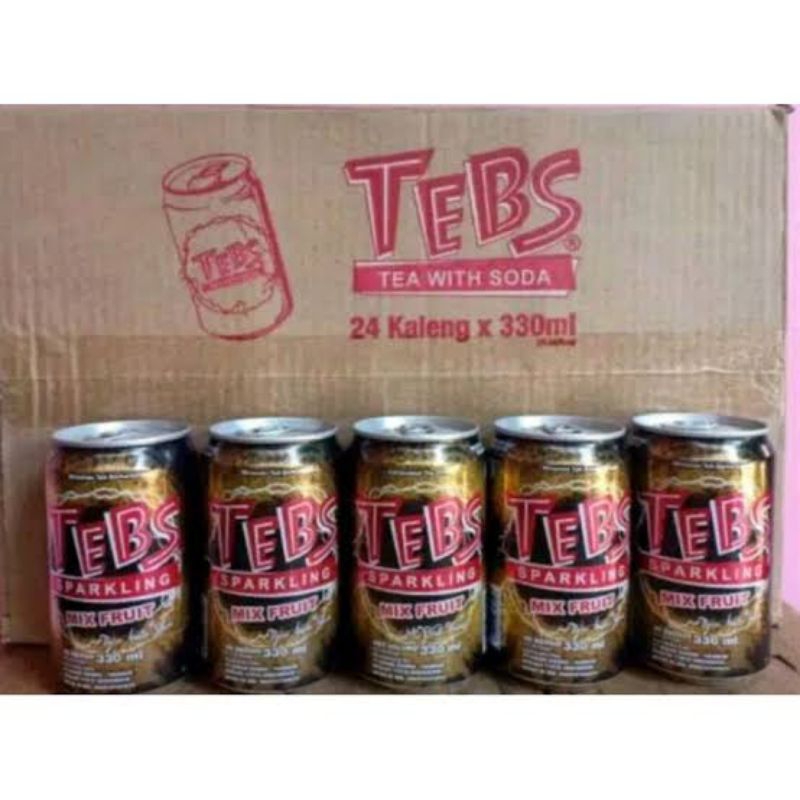 Jual Minuman kaleng tebs minuman kaleng 330ml 1krat 20 kaleng | Shopee ...