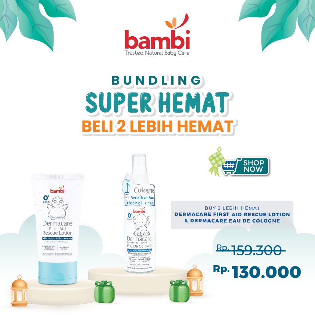 Jual Bambi Baby Dermacare First Aid Rescue Lotion 50ml | Shopee Indonesia