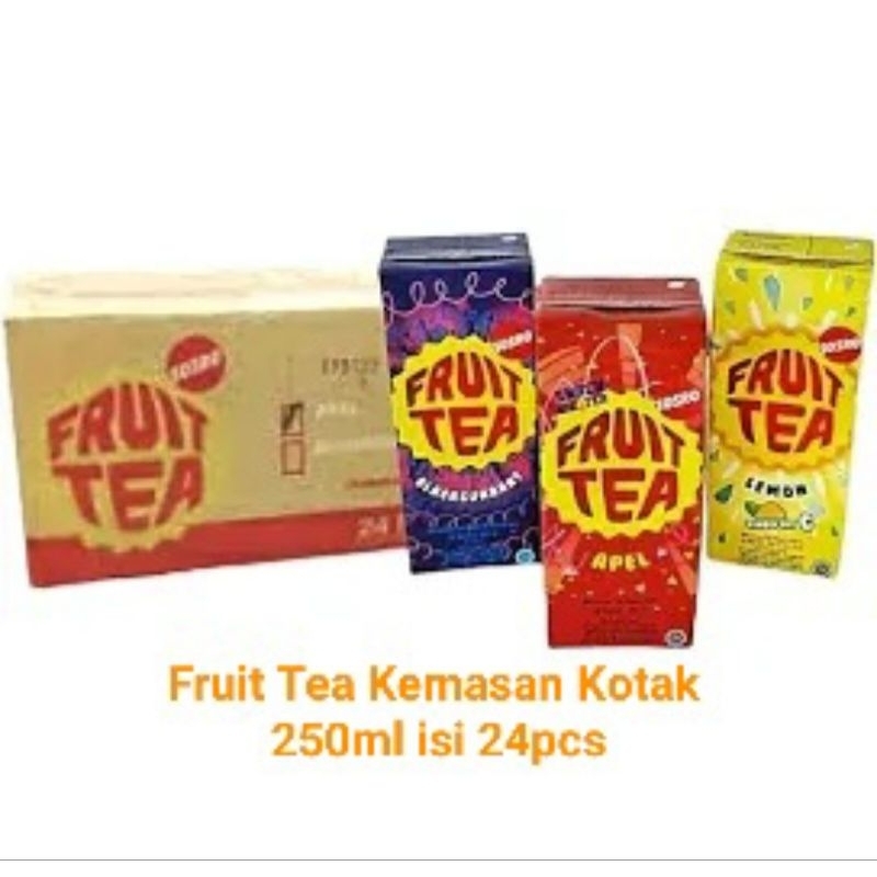 Jual Fruit tea kemasan kotak 200 ml | Shopee Indonesia