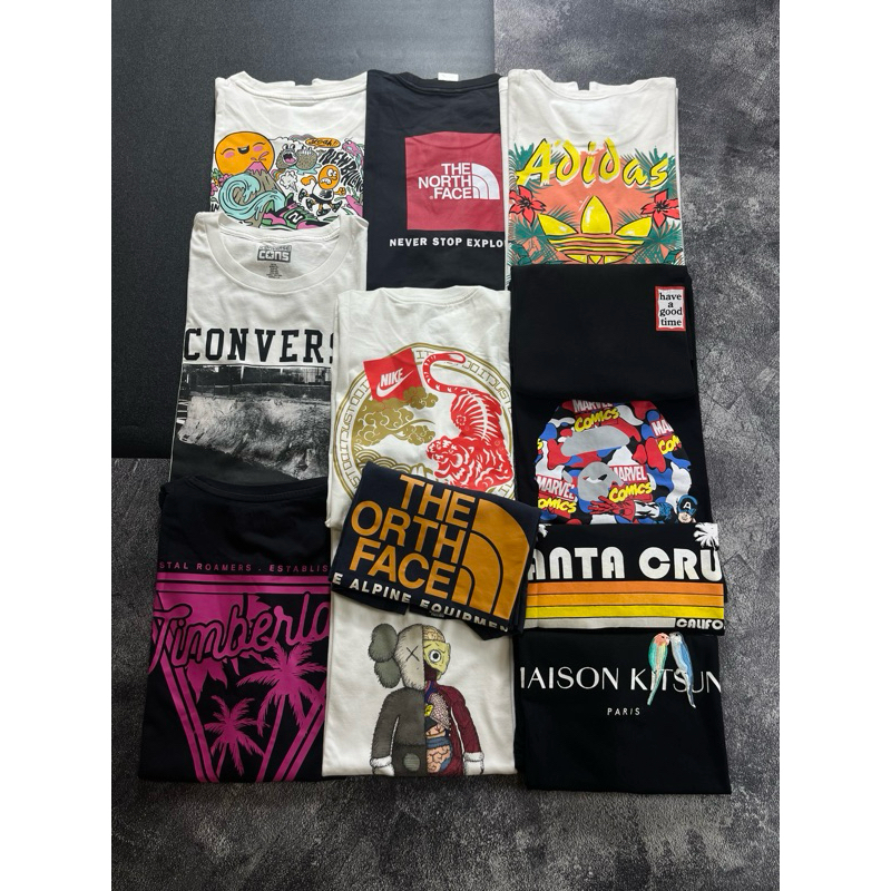 Jual (Size S) Baju kaos second original thrifting | Shopee Indonesia