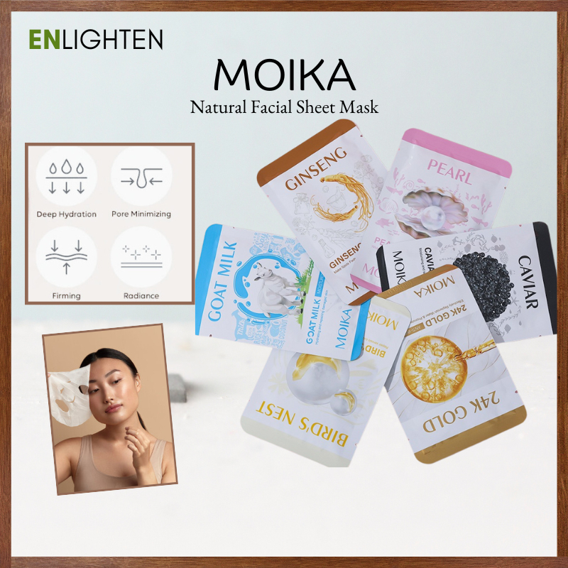 Jual ORIGINAL - Moika Natural Bird Nest Goat Milk Caviar Facial Mask ...