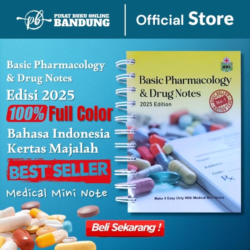 Jual BEST SELLER BASIC PHARMACOLOGY & DRUG NOTES EDISI 2025 MEDICAL ...