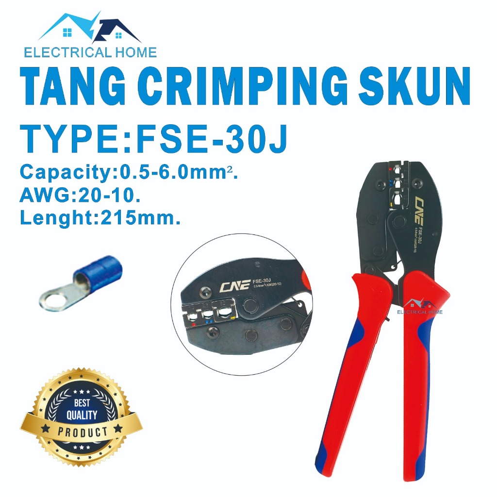 Jual TANG PRESS SKUN INSULATED FSE-30J(0.5-6mm2) | Shopee Indonesia