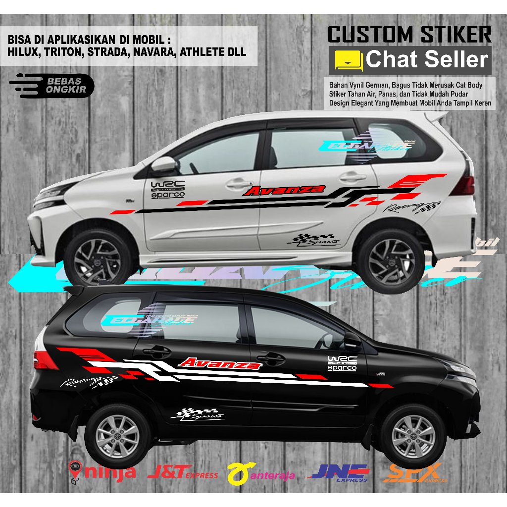 Jual Sticker mobil avanza sticker lis terlaris mobil toyota avanza ...