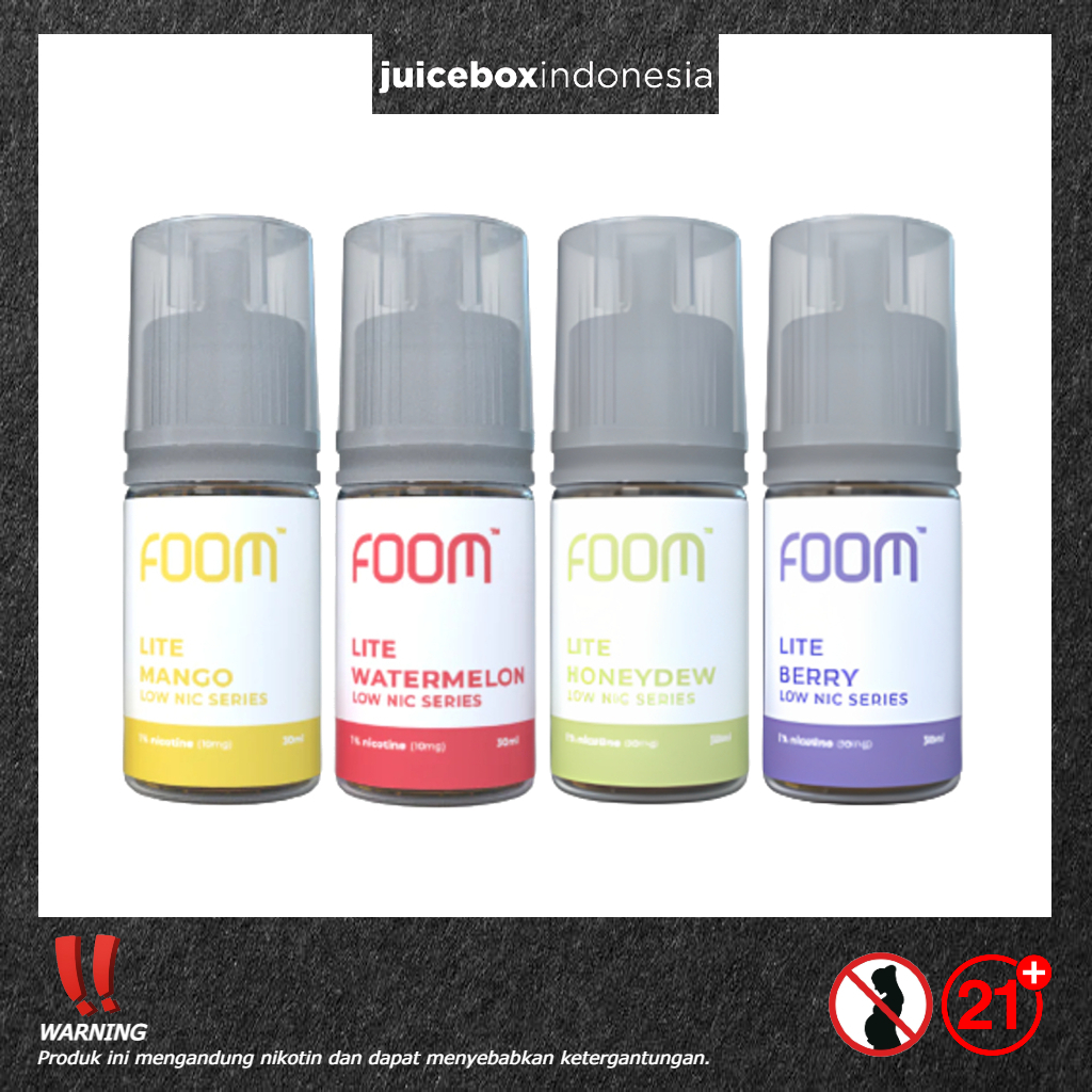 Jual Foom Lite Series 30ml 10mg Authentic by Foom Lab | Shopee Indonesia