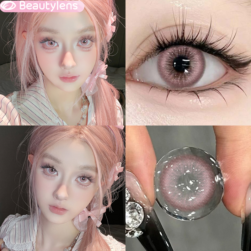 Jual （ NEW) BEAUTYLENS Dancing Star Pink 14.2mm normal softlens lensa ...