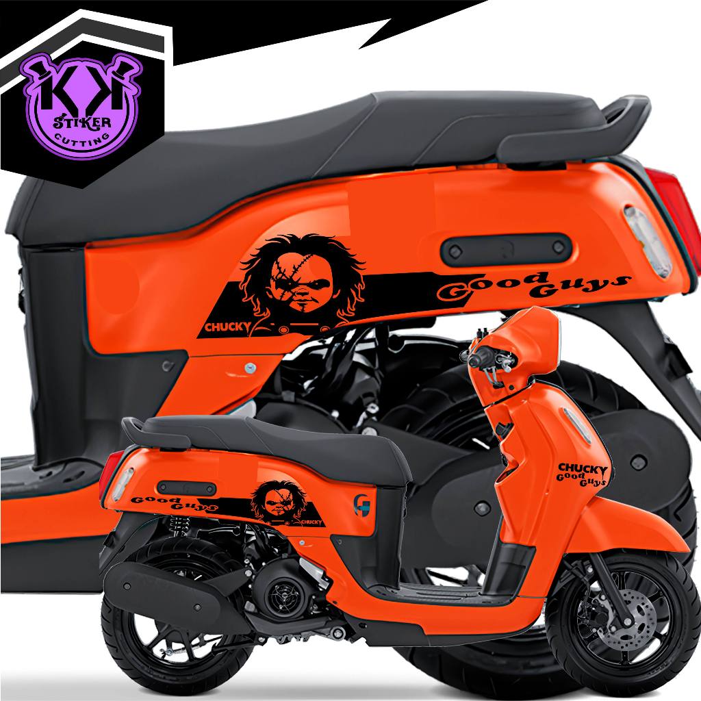 Jual STICKER CUTTING/STRIPING PAZZIO/504/STIKER KARTUN/STIKER CHUCKY ...