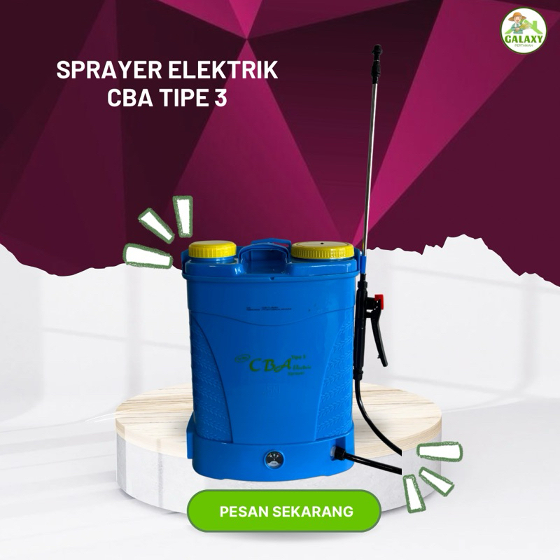 Jual Sprayer Electric 16 liter CBA Tipe 3 Ultra | Shopee Indonesia