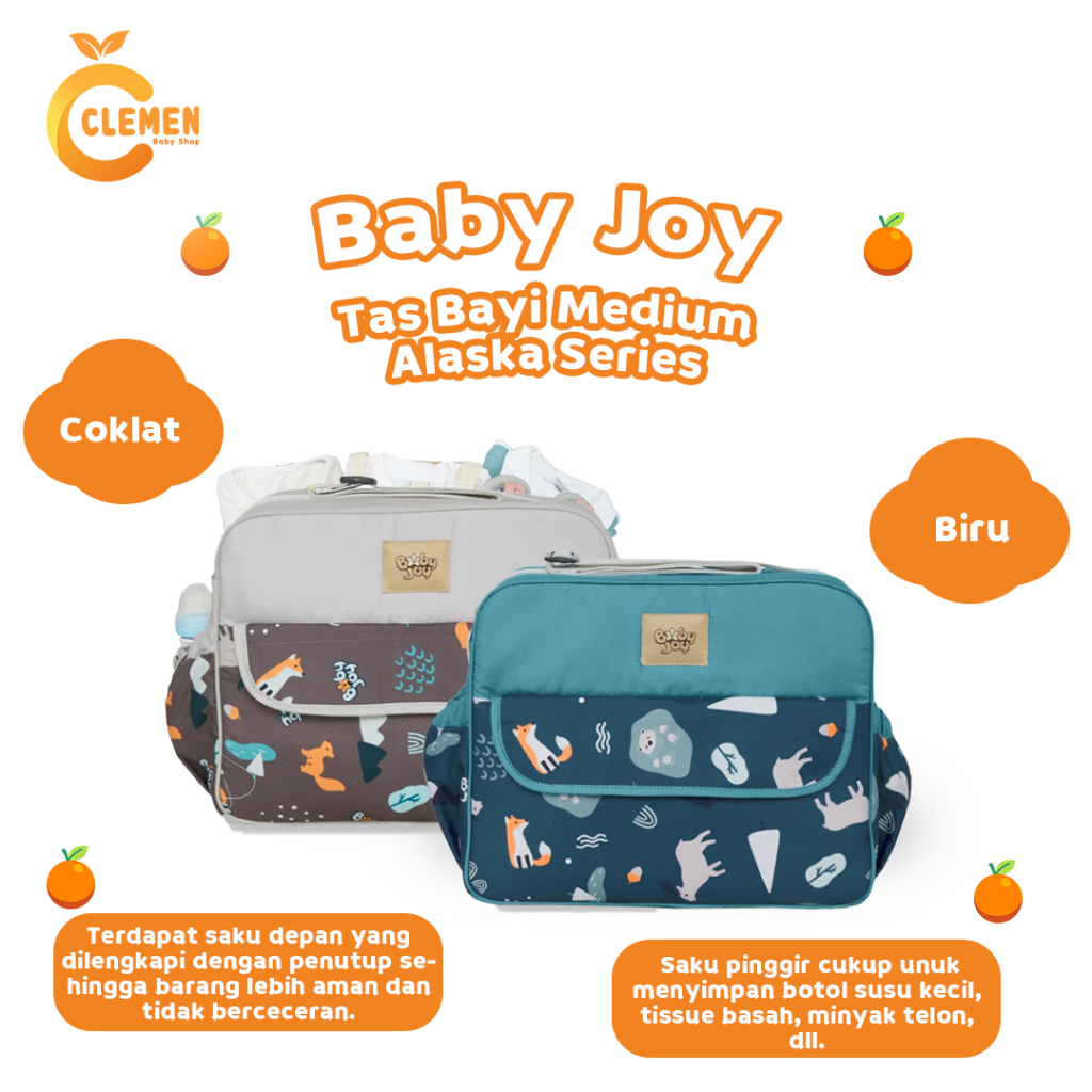 Jual Baby Joy Tas Bayi Medium Alaska Series | Shopee Indonesia