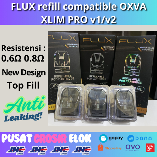 Jual Flux cartridge OXVA xlim Compatible oxva Xlim V1 V2 V3 SE se2 pro ...