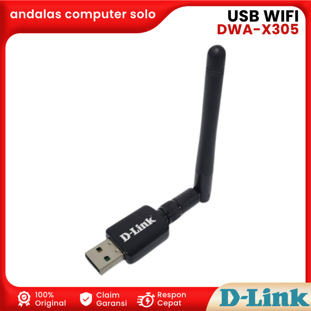 Jual USB WIFI DONGLE D-LINK DWA-X305 AX300 Wi-Fi 6 USB WIFI ADAPTER | Shopee Indonesia