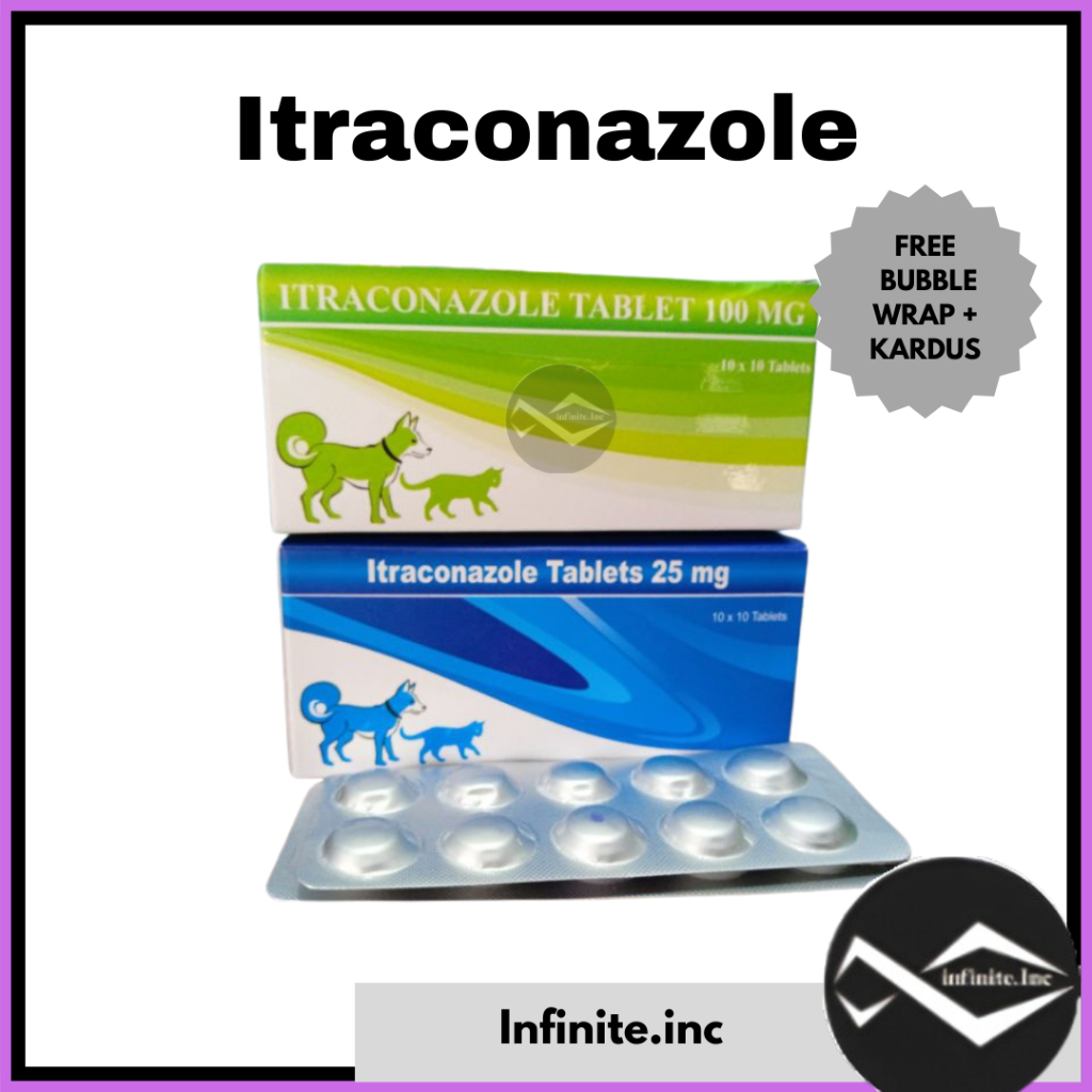 Jual DimasStorr Itraconazole Obat Jamur untuk Anjing dan Kucing (Per ...