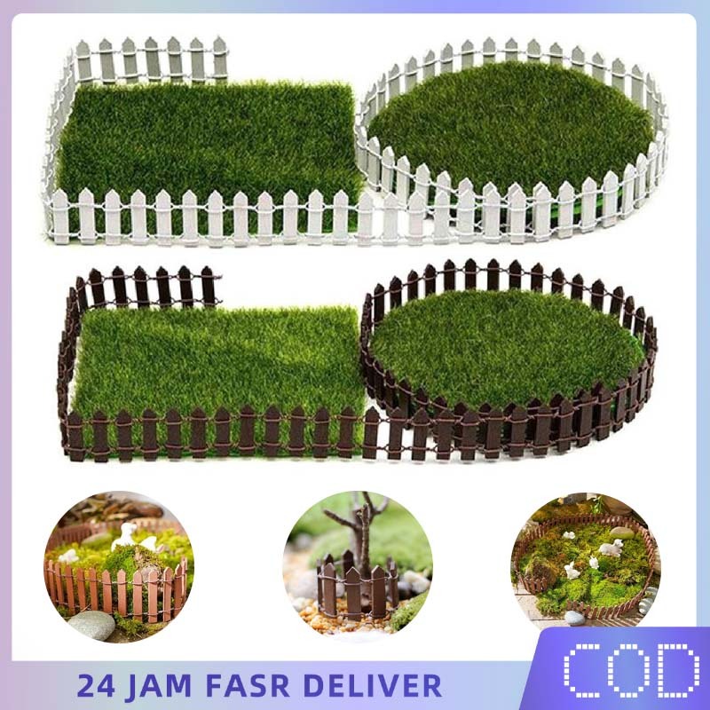 Jual 90x5cm Miniatur Pagar Pagar Diorama Onament Pagar Kayu Wooden ...