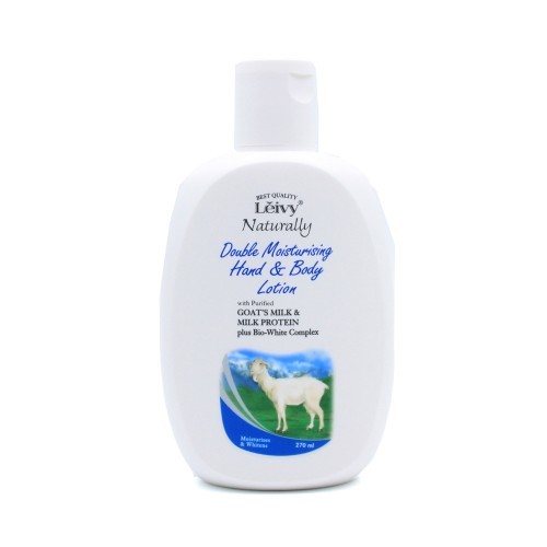 Jual Leivy Hand & Body Lotion Goats Milk Pump 270 ml | Shopee Indonesia