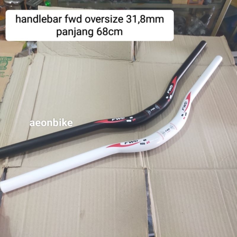 Jual handlebar fwd stang sepeda MTB model oversize 31.8mm panjang 680mm ...