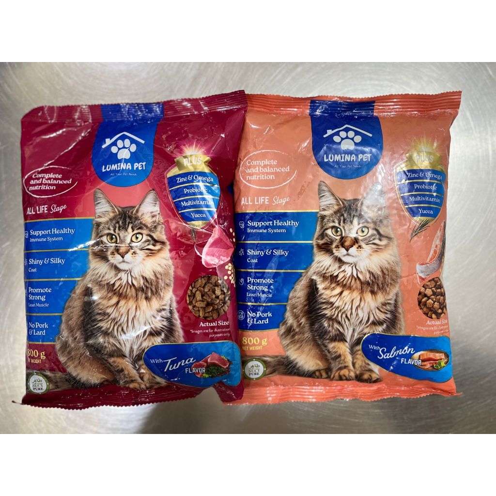 Jual Lumina cat food 800 gram all stage | Shopee Indonesia