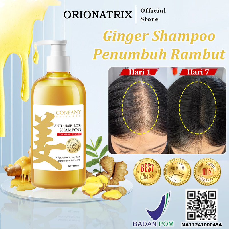 Jual Orionatrix Shampoo Penumbuh Rambut Cepat Ginger Shampoo Rambut Rontok Anti Rambut Sampo ...