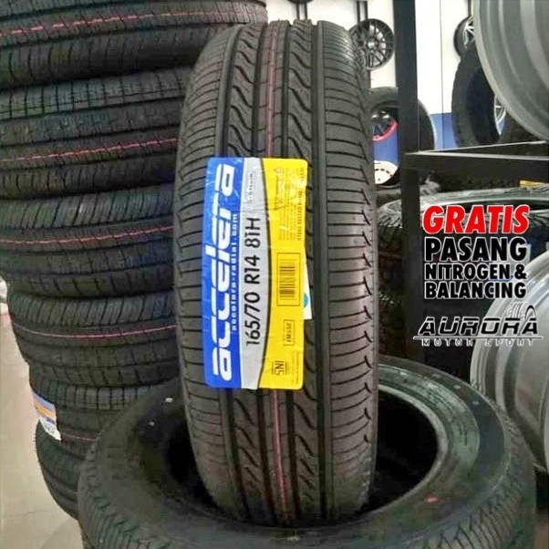 Jual Ban mobil tubles ukuran 165/70 r14 merek accelera eco plush ban ...