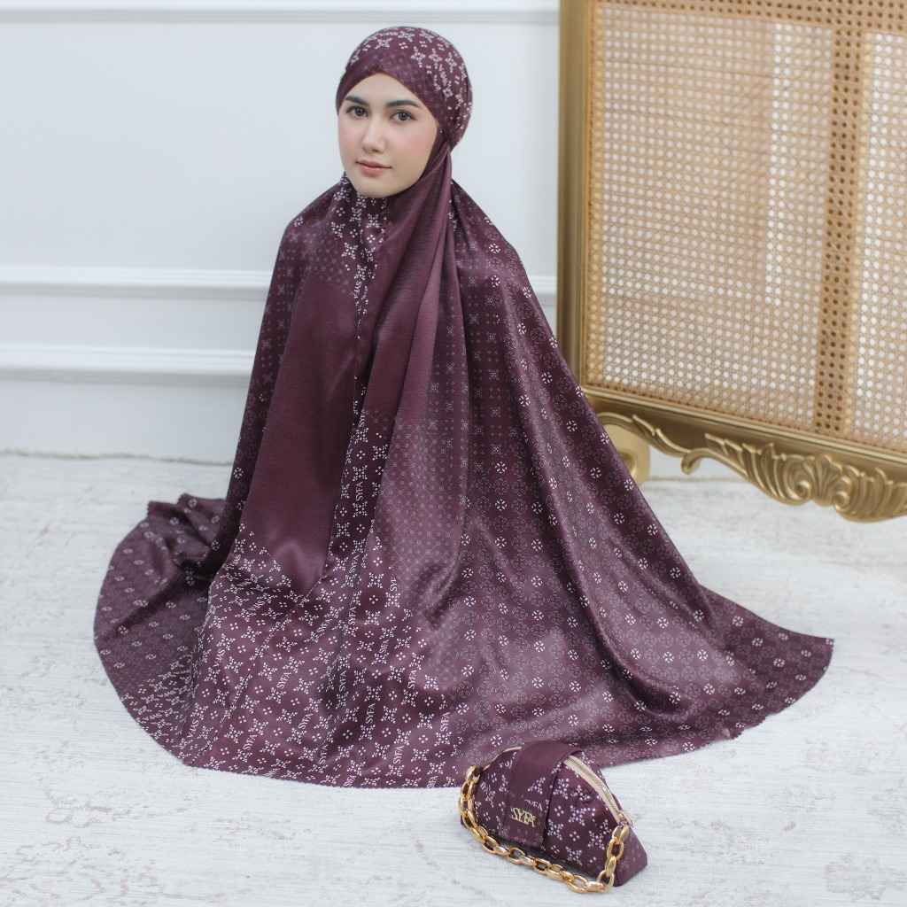 Jual Haezy - Mukena Dewasa Santorini Silk 3in1 cantik dan elegan ...