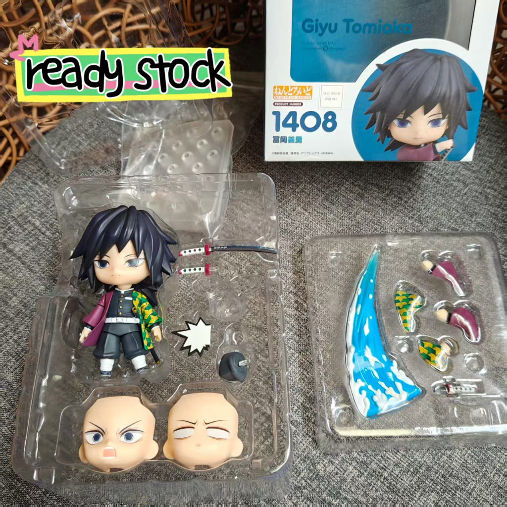 Jual [READY STOCK] Nendoroid Tomioka Giyu 1408 The Water Hashira Demon ...