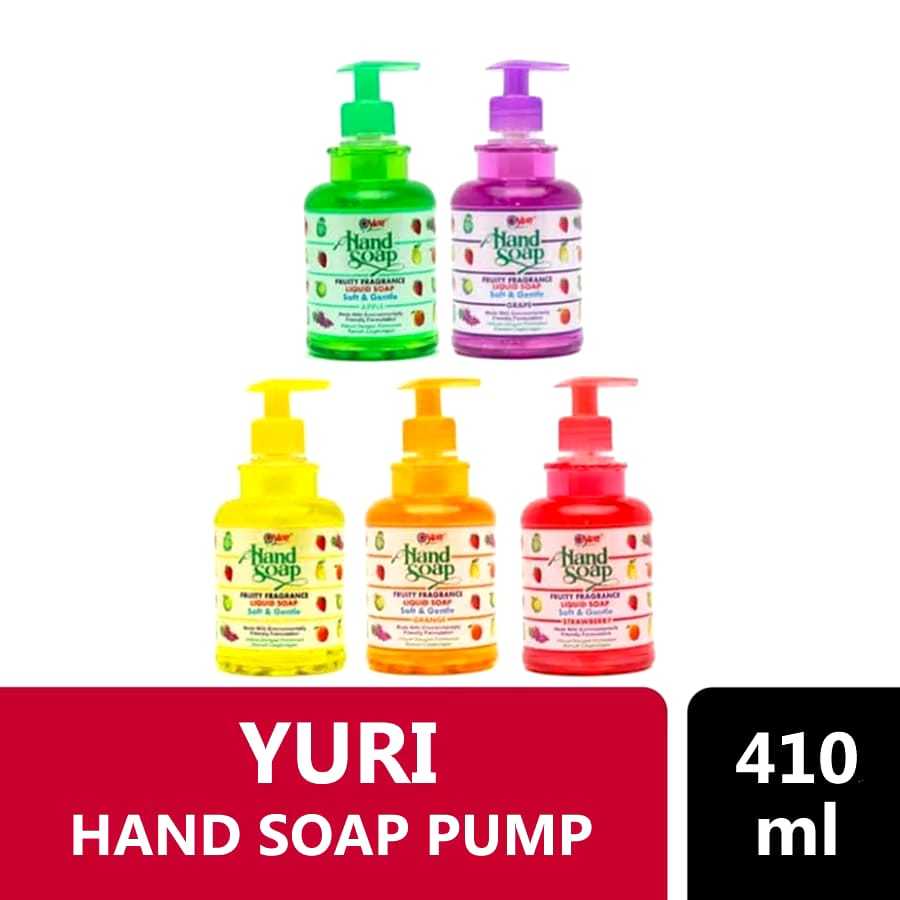 Jual YURI HAND SOAP PUMP FRUITY FRAGRANCE 410ML | SABUN PENCUCI TANGAN ...