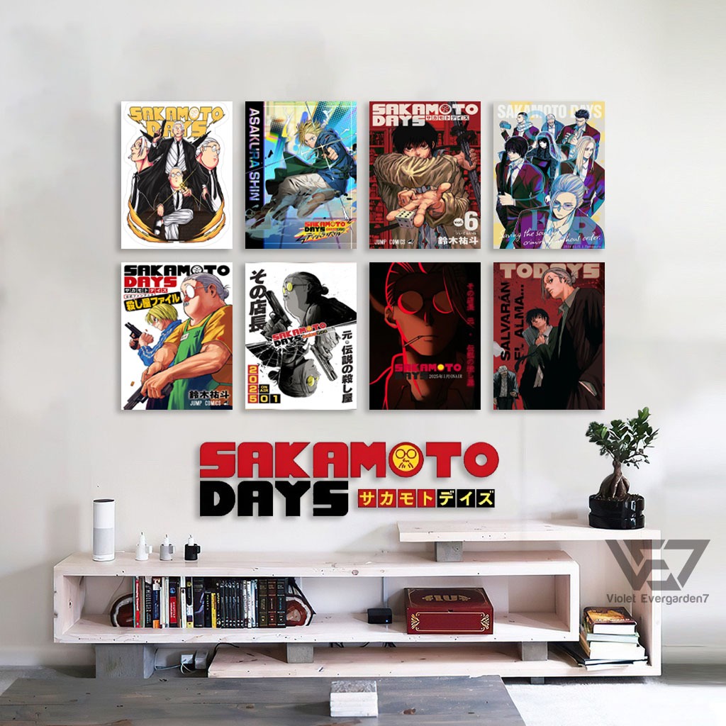 Jual WALL DECOR POSTER HIASAN DINDING SAKAMOTO DAYS/ HIASAN DINDING ...