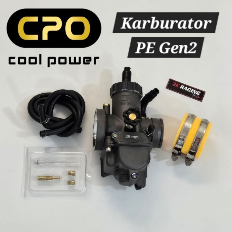 Jual Karburator PE Gen2 Karbu PE 24 26 28 30 Black Series CPO Cool Power Original | Shopee Indonesia