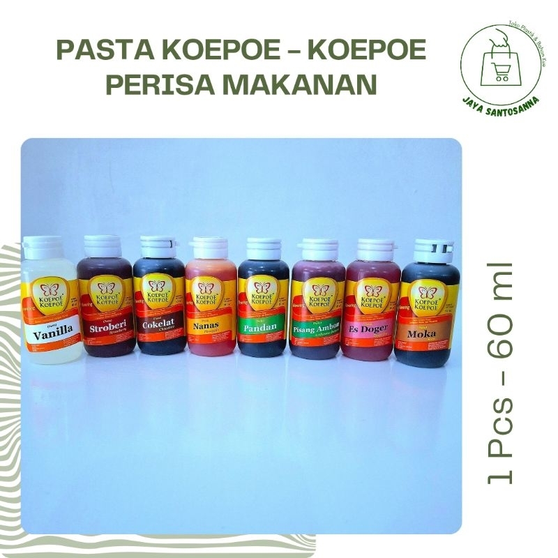Jual Perisa Pasta Koepoe 60ml | Penguat Aroma | Perisa Makanan dan ...