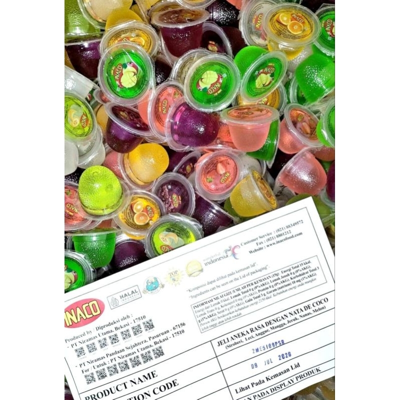Jual JELLY INACO kiloan harga murah exp 2026 isi 65pcs | Shopee Indonesia