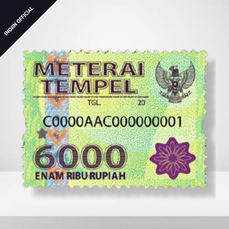 Jual Materai 6000 Tahun 2015 - 2021 Original Paket 200 pcs | Shopee ...