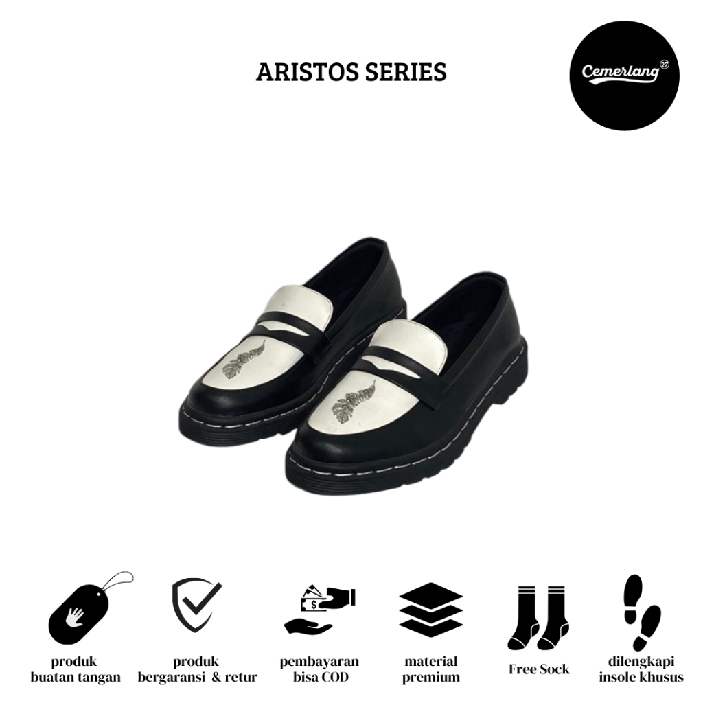 Jual Cemerlang27 Aristos Sepatu Slipon loafers | Sepatu Formal Skena ...