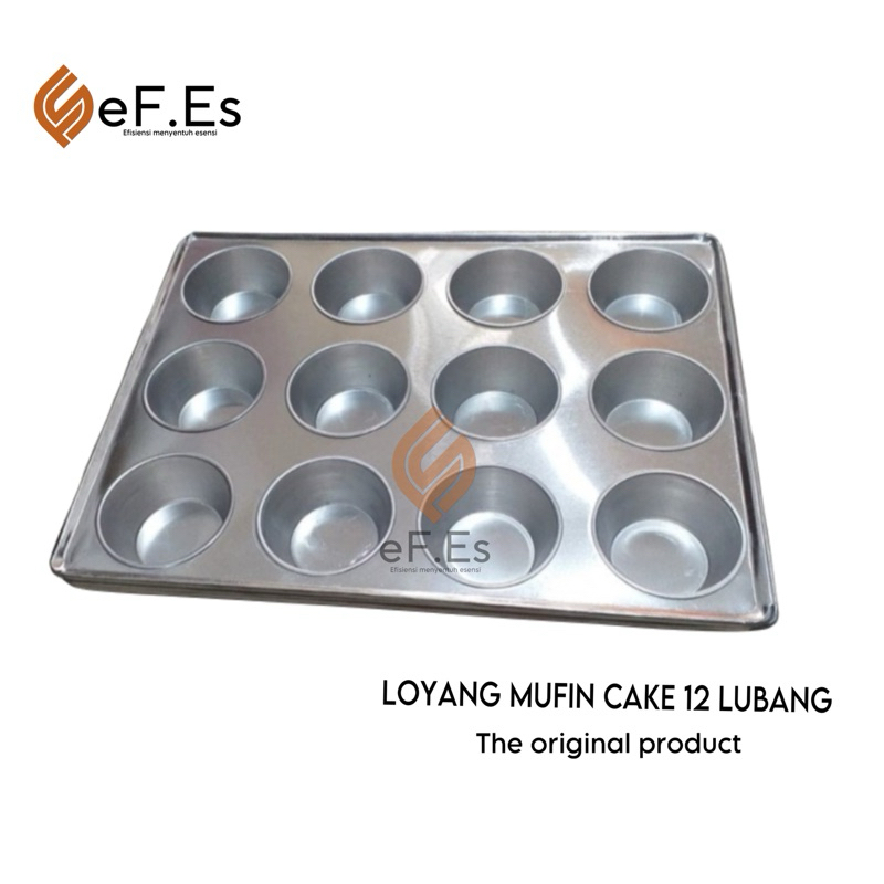 Jual Loyang Muffin cake 12 hole/ 12 lubang | Shopee Indonesia