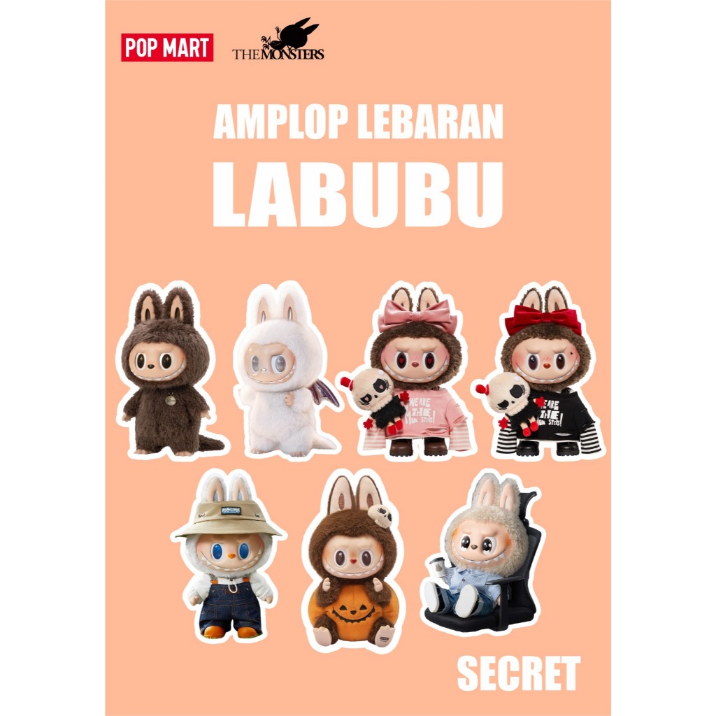 Jual Angpao Angpau Imlek Amplop Lebaran Idul Fitri 3D Karakter Labubu ...