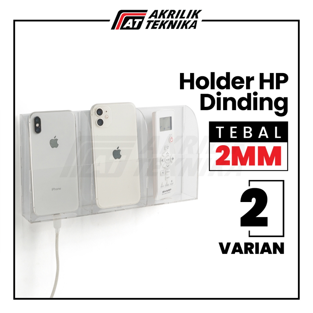 Jual Stand Display Holder Tempat HP Dinding Acrylic / Rak Gantung ...