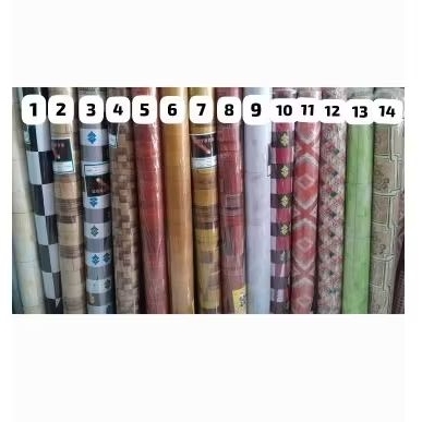 Jual KARPET PLASTIK LANTAI VINYL 1 ROLL (17 meter) / TAPLAK MEJA | Shopee Indonesia