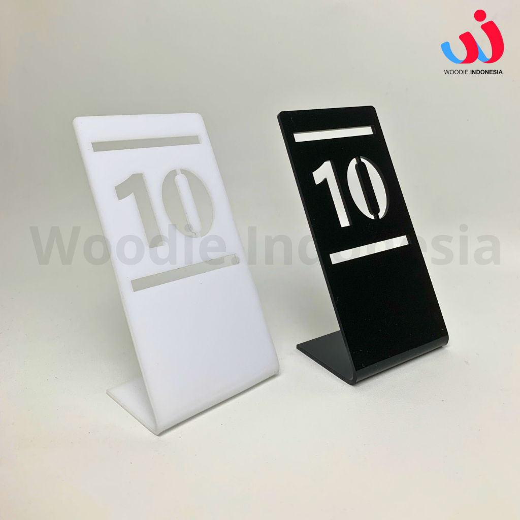 Jual Nomer Meja Cafe Nomor Meja Restaurant Nomor Meja Akrilik Ketebalan ...
